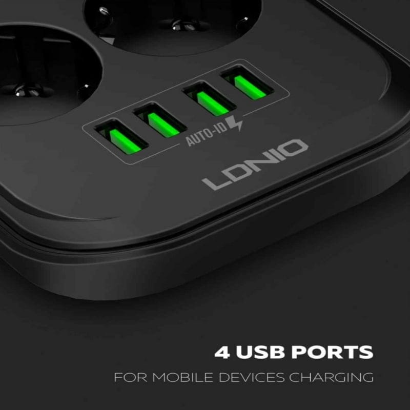 LDNIO SE6403 Power Strip - Gold Call Tech Shop