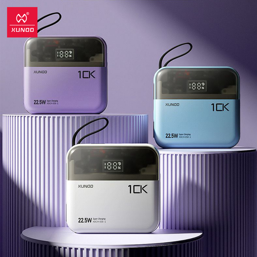 Xundd Fast Charging Power Bank with Dual Cable XDCH-058 - Gold Call ...